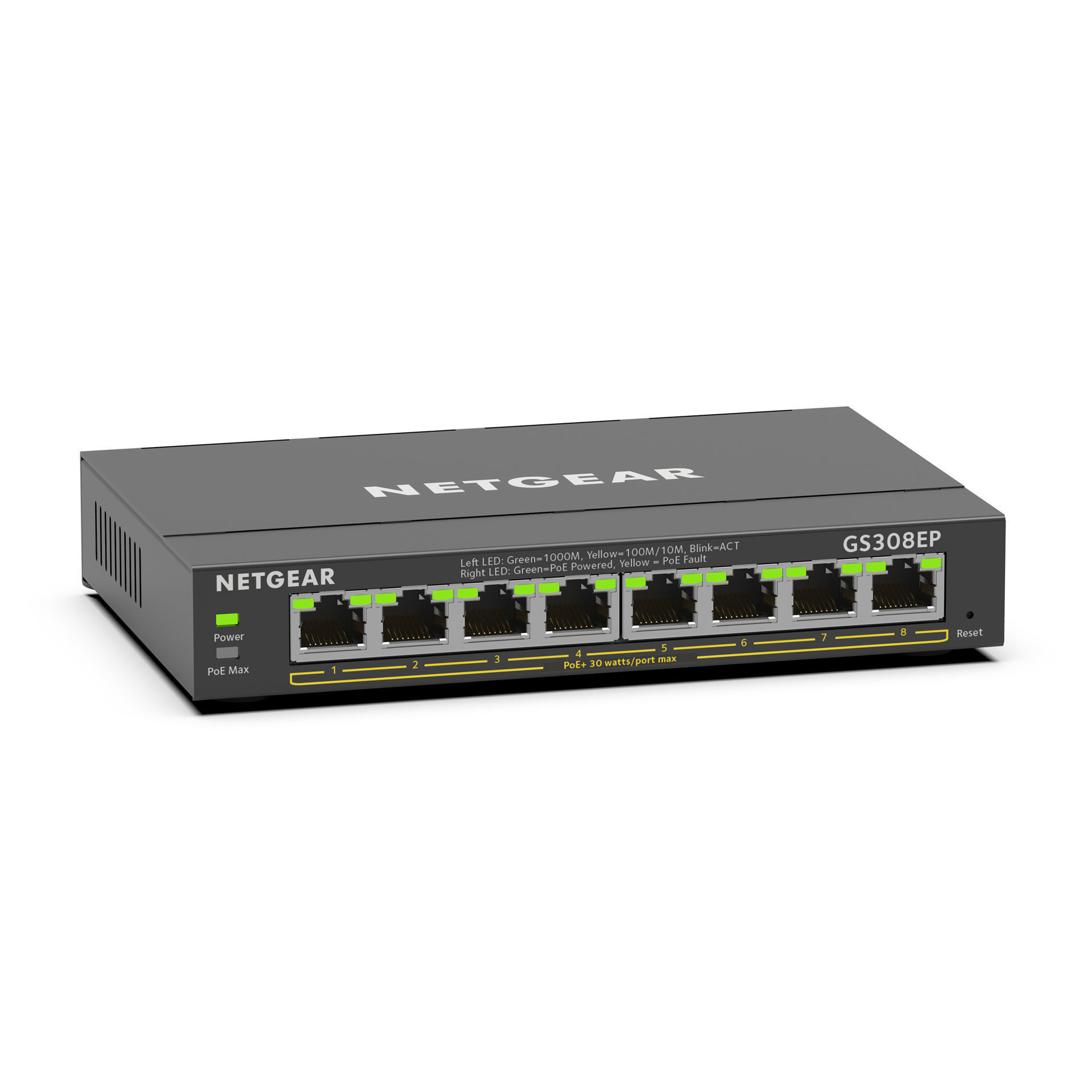 NETGEAR: Networking Products Made For You. 8-Port Gigabit Ethernet PoE+ ...